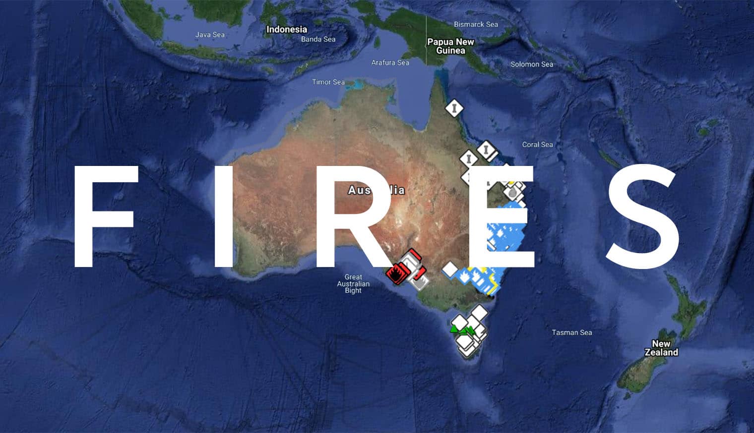 Australia Bushfire Statistics, Charts and Details - My Chart Guide