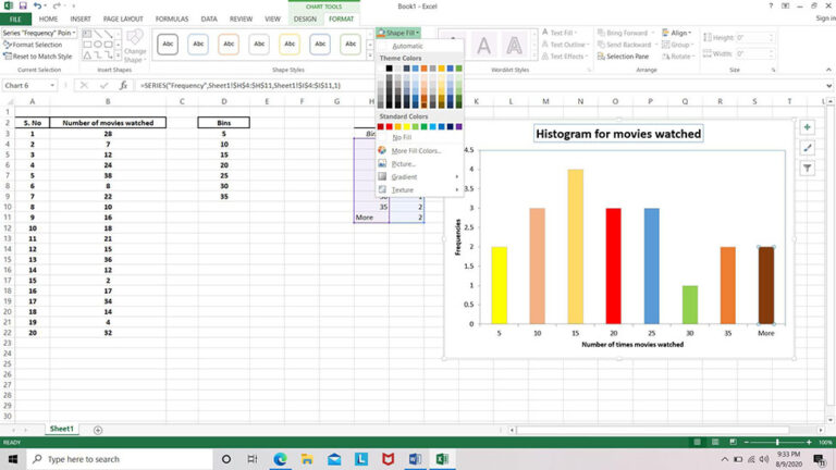 How to Create Histogram in Microsoft Excel? - My Chart Guide