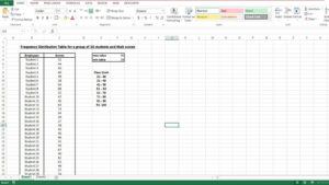 How to Create Frequency Table in Excel - My Chart Guide