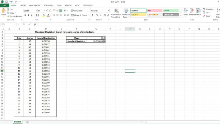 How to Create Standard Deviation Graph in Excel - My Chart Guide