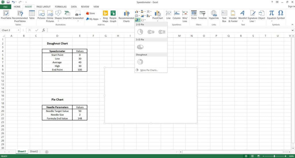 How to Make a Speedometer Chart in Excel? - My Chart Guide