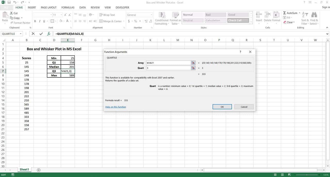 How To Create Box And Whisker Plots In Excel My Chart Guide
