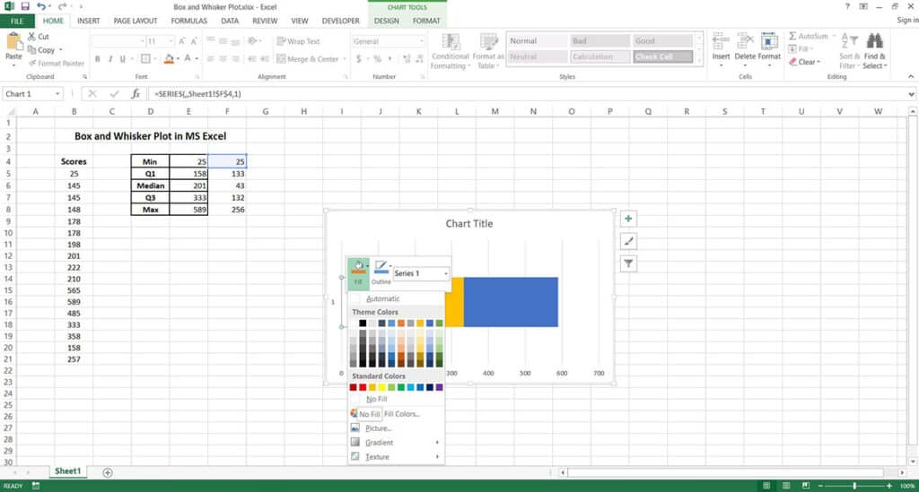 How to Create Box and Whisker Plots in Excel - My Chart Guide