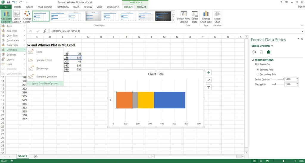How to Create Box and Whisker Plots in Excel - My Chart Guide