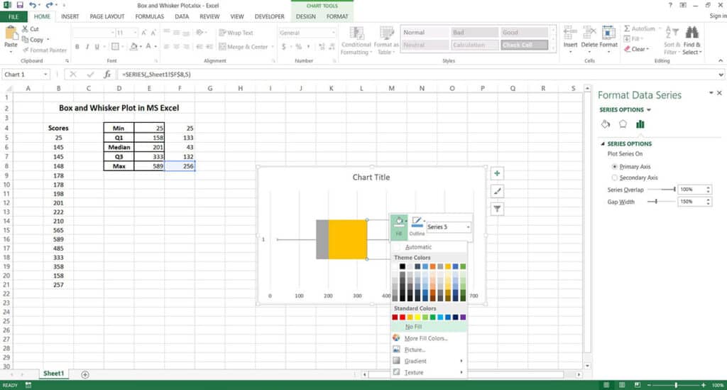 How to Create Box and Whisker Plots in Excel - My Chart Guide
