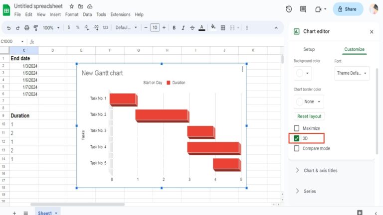 How to Create Customized and Interactive Gantt Charts in Google Sheets ...