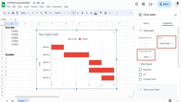 How to Create Customized and Interactive Gantt Charts in Google Sheets to Streamline Project ...