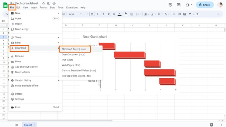 How to Create Customized and Interactive Gantt Charts in Google Sheets to Streamline Project ...